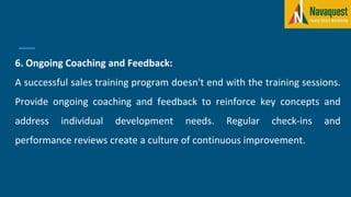 Mastering Success: Key Components of an Effective Sales Training ...