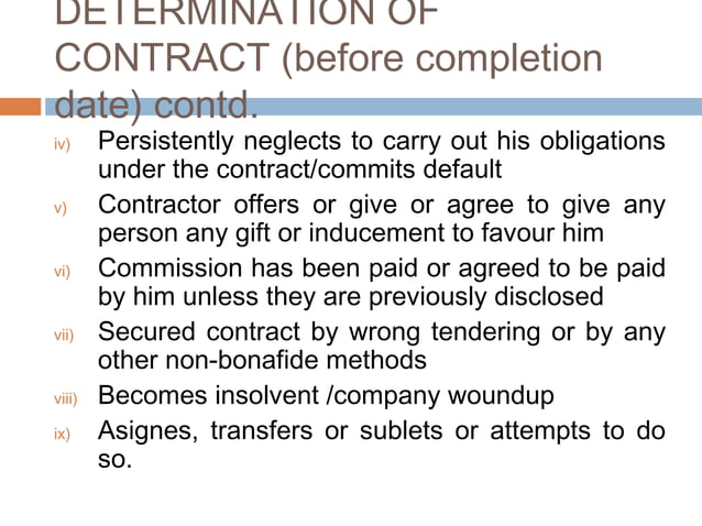 Suspensions and Delays in Construction Contract | PPT | Business ...