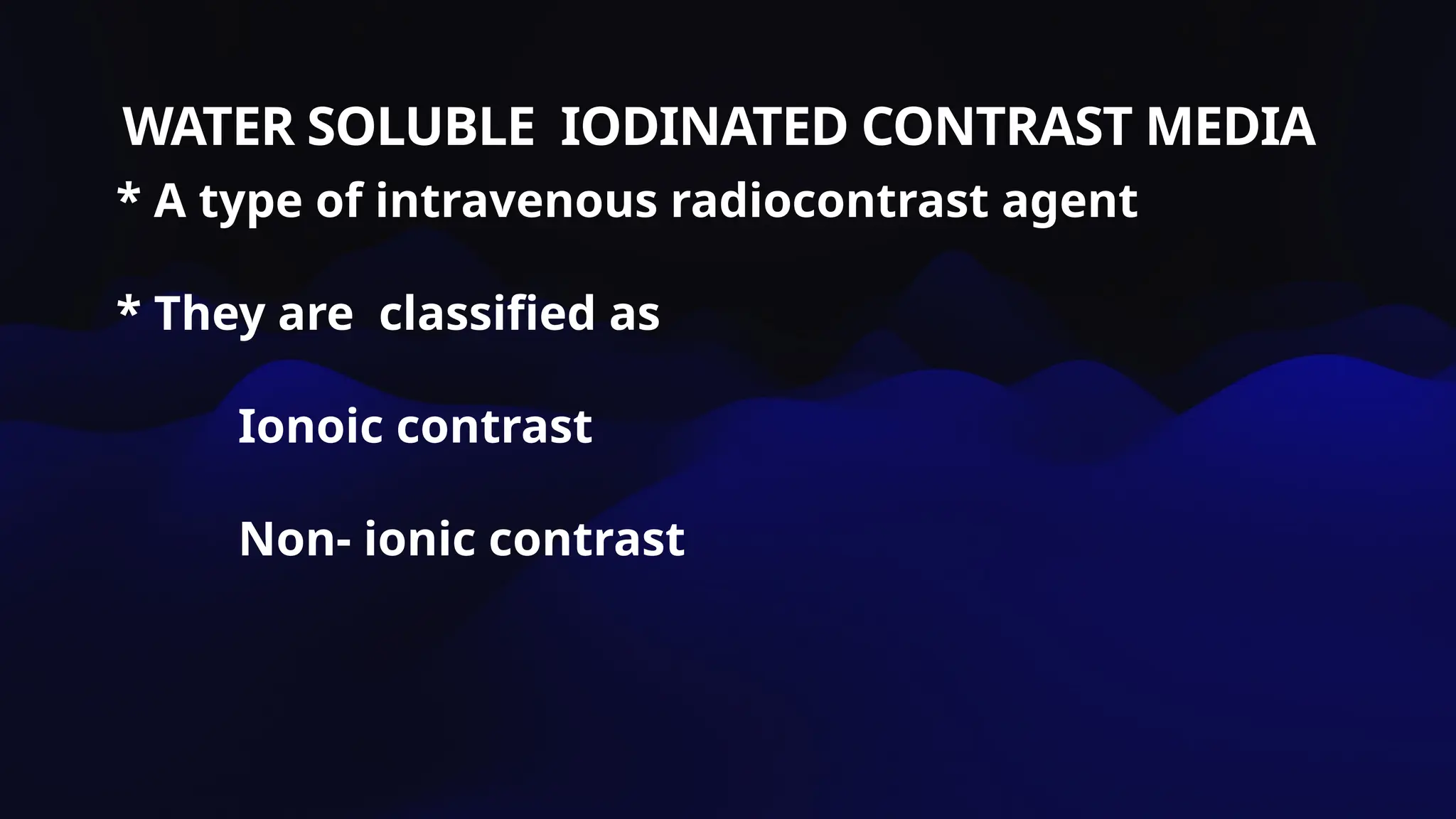 Presentation on the topic of contrast media | PPTX