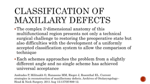 PROSTHODONTIC MANAGEMENT OF MAXILLECTOMY AND MANDIBULECTOMY PART 1 ...