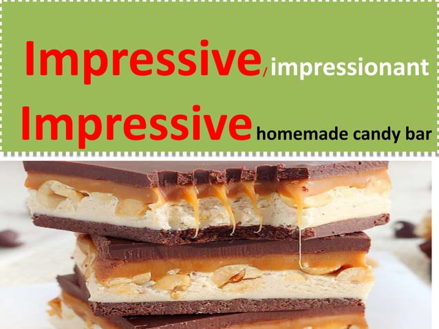 Les adjectifs en anglais décrivant la nourriture. | PPT