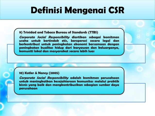 Ppt corporate social responsibility (csr) | PPTX