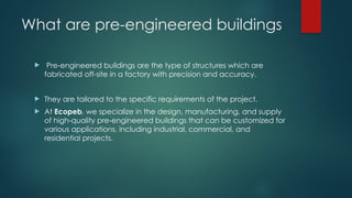 Pre engineered building vs Conventional Buildings cost analysis by ...