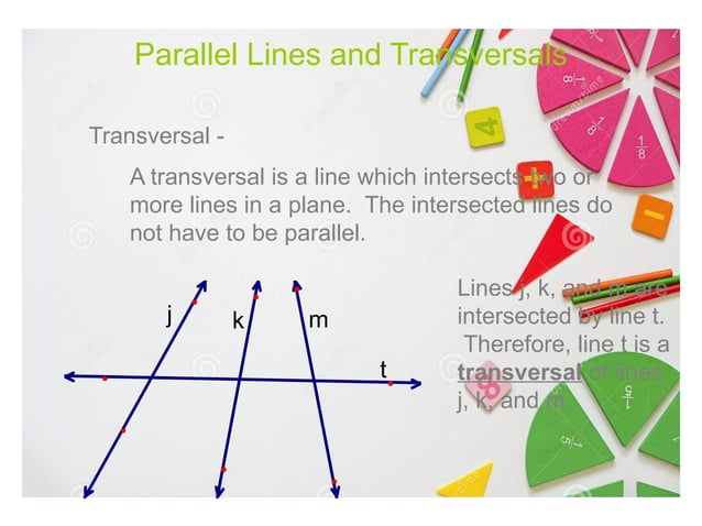 Parallel lines and Transversal ( Math 8 ) | PPTX