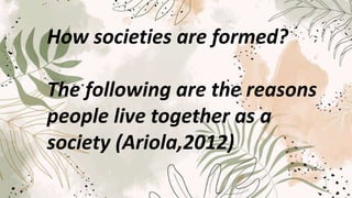 Concept of Society and its types.......... | PPT