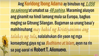 Kaligirang Pangkasaysayan ng Ibong Adarna | PPTX