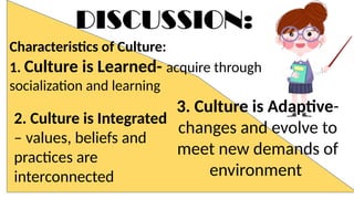 Ucsp quarter 3 week2-society and culture | PPTX