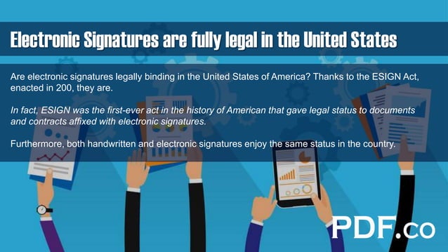 Countries that have made electronic signatures legal | PPT
