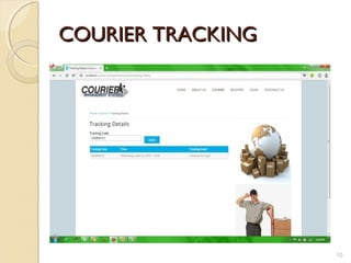 Courier Management System By Mukesh | PPT