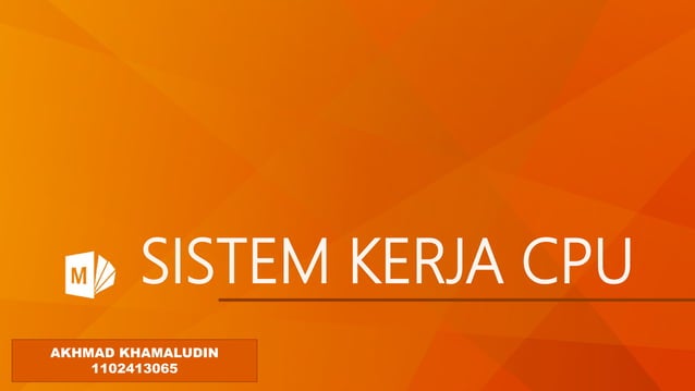 Ppt cpu | PPTX