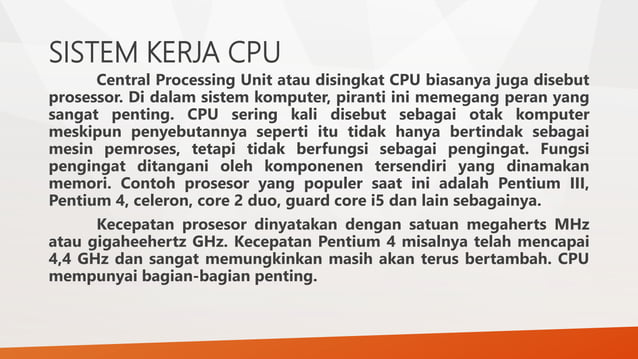 Ppt cpu | PPTX