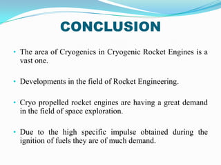 cryogenic rocket engine | PPTX