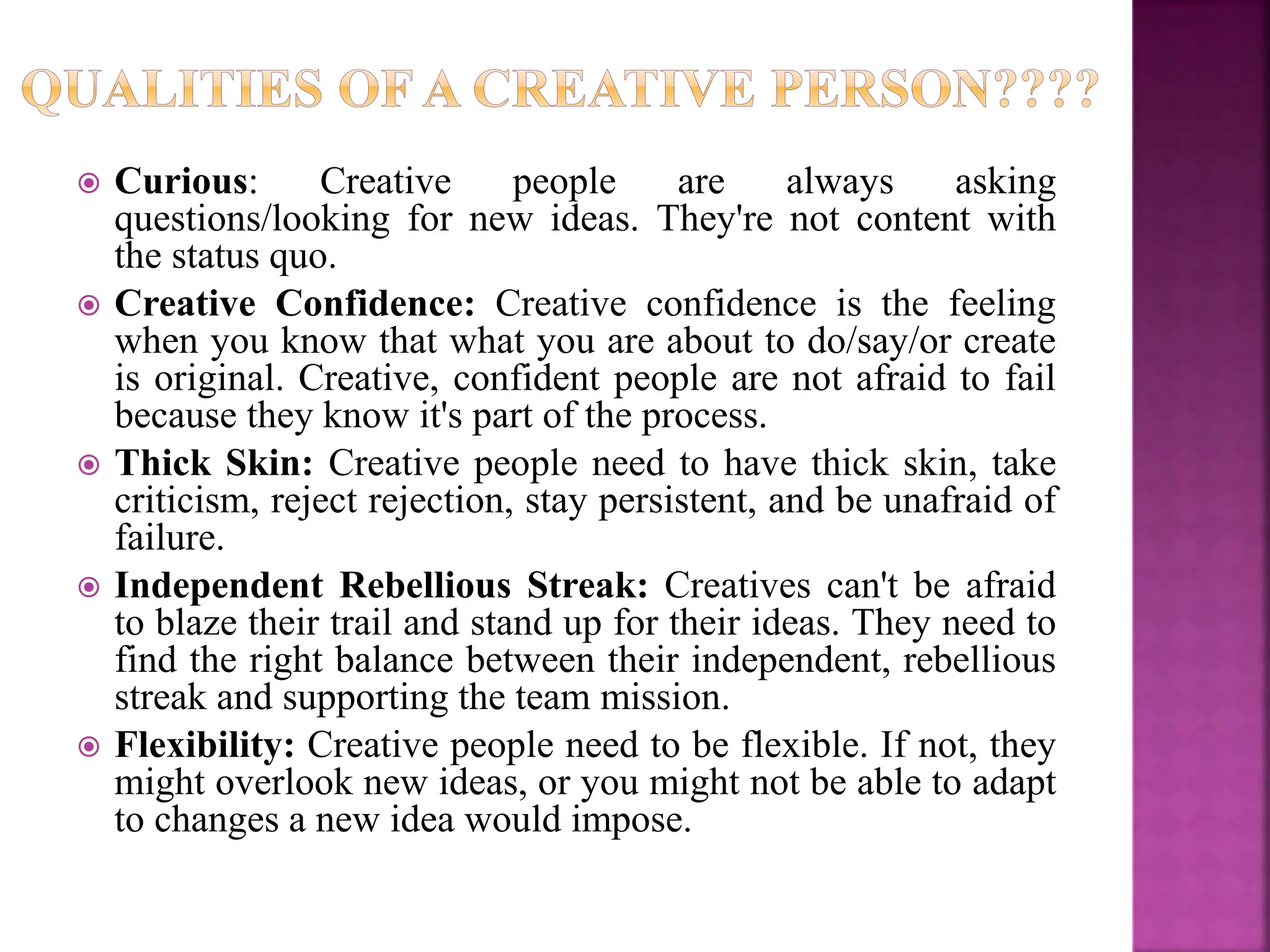 Creativity & Innovation in management Skill | PPT