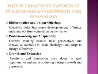 Creativity & Innovation in management Skill | PPT