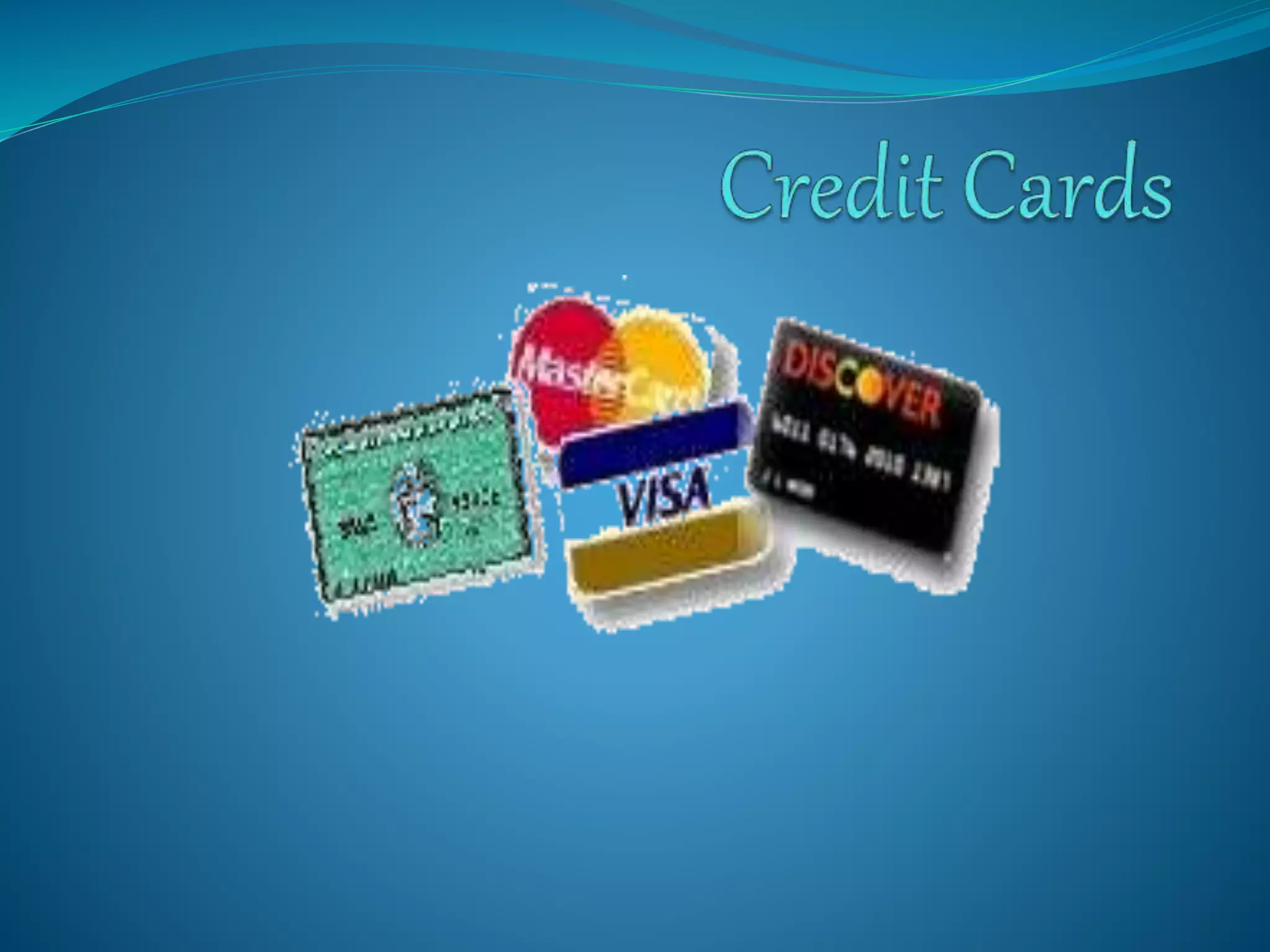 Ppt credit card for any bank | PPTX