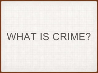 Ppt crime prevention talks ppt | PPTX