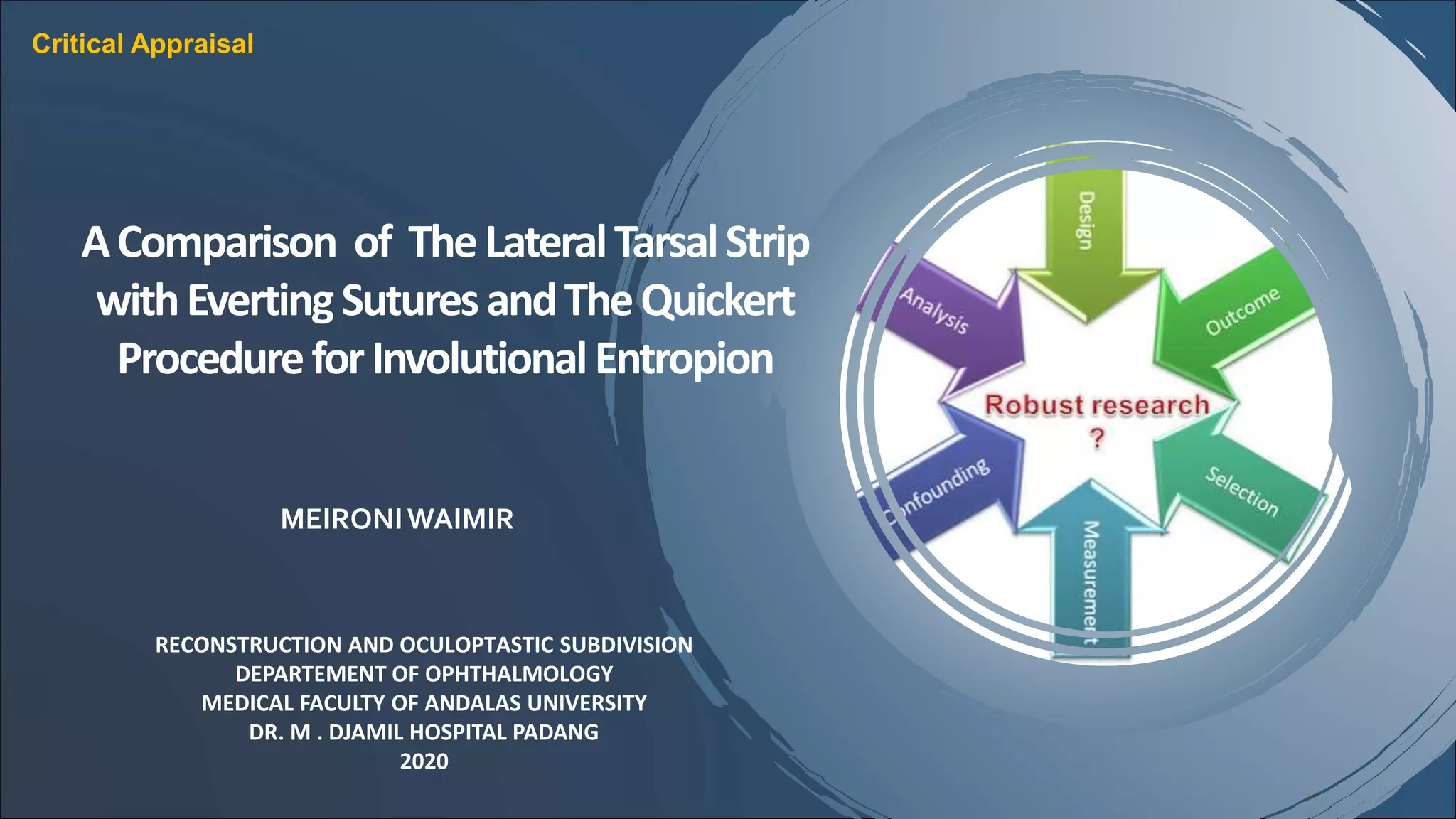 A Comparison of The Lateral Tarsal Strip with Everting Sutures and The ...