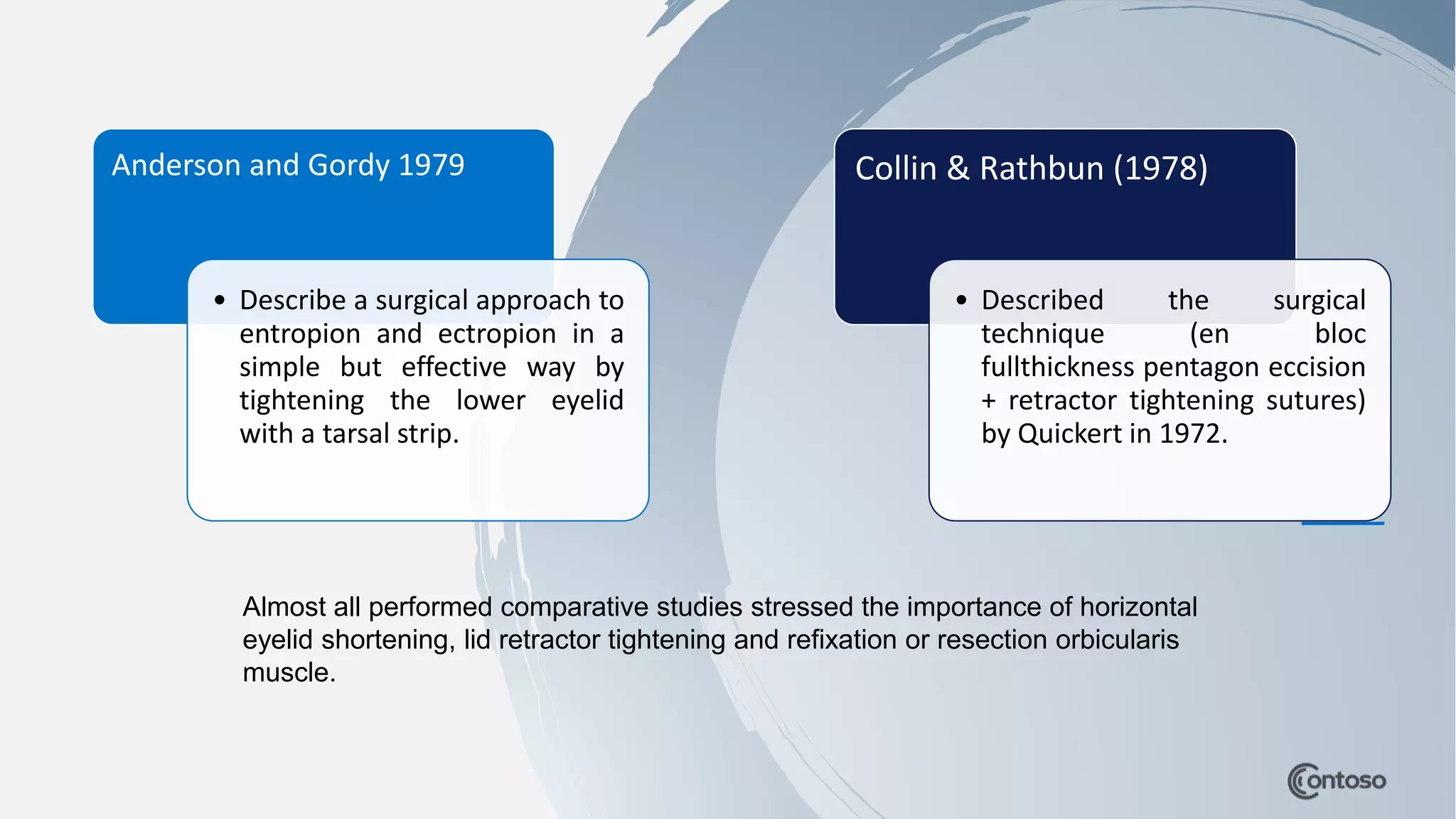 A Comparison of The Lateral Tarsal Strip with Everting Sutures and The ...