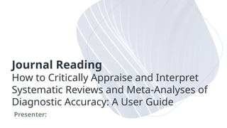 PPT Critical Appraisal jurnal critical apraisal | PPT
