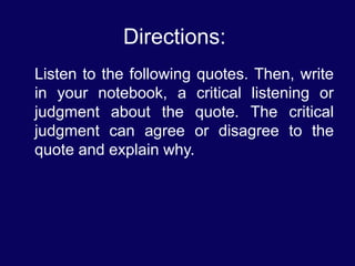 PPT CRITICAL LISTENING.ppt