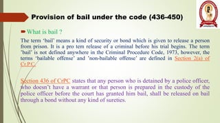 PPT CRPC PRESENTATION.pptx for description pof crpc for law students | PPTX