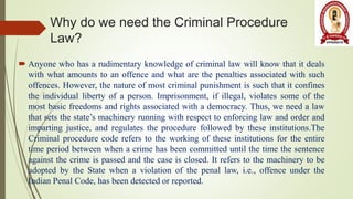 PPT CRPC PRESENTATION.pptx for description pof crpc for law students | PPTX