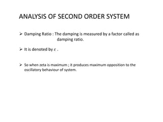 IMPULSE RESPONSE OF SECOND ORDER SYSTEM | PPTX