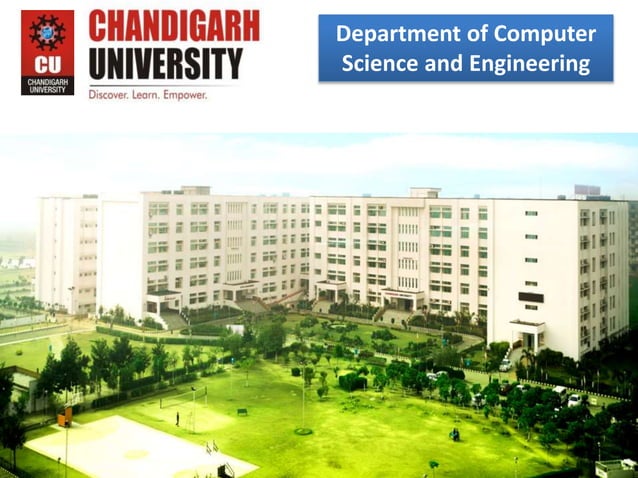 Computer Science and Engineering at Chandigarh University | PPTX