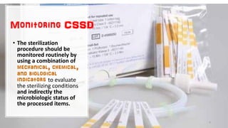 Bio Safety & Monitoring Central Sterile Supply Department CSSD | PDF