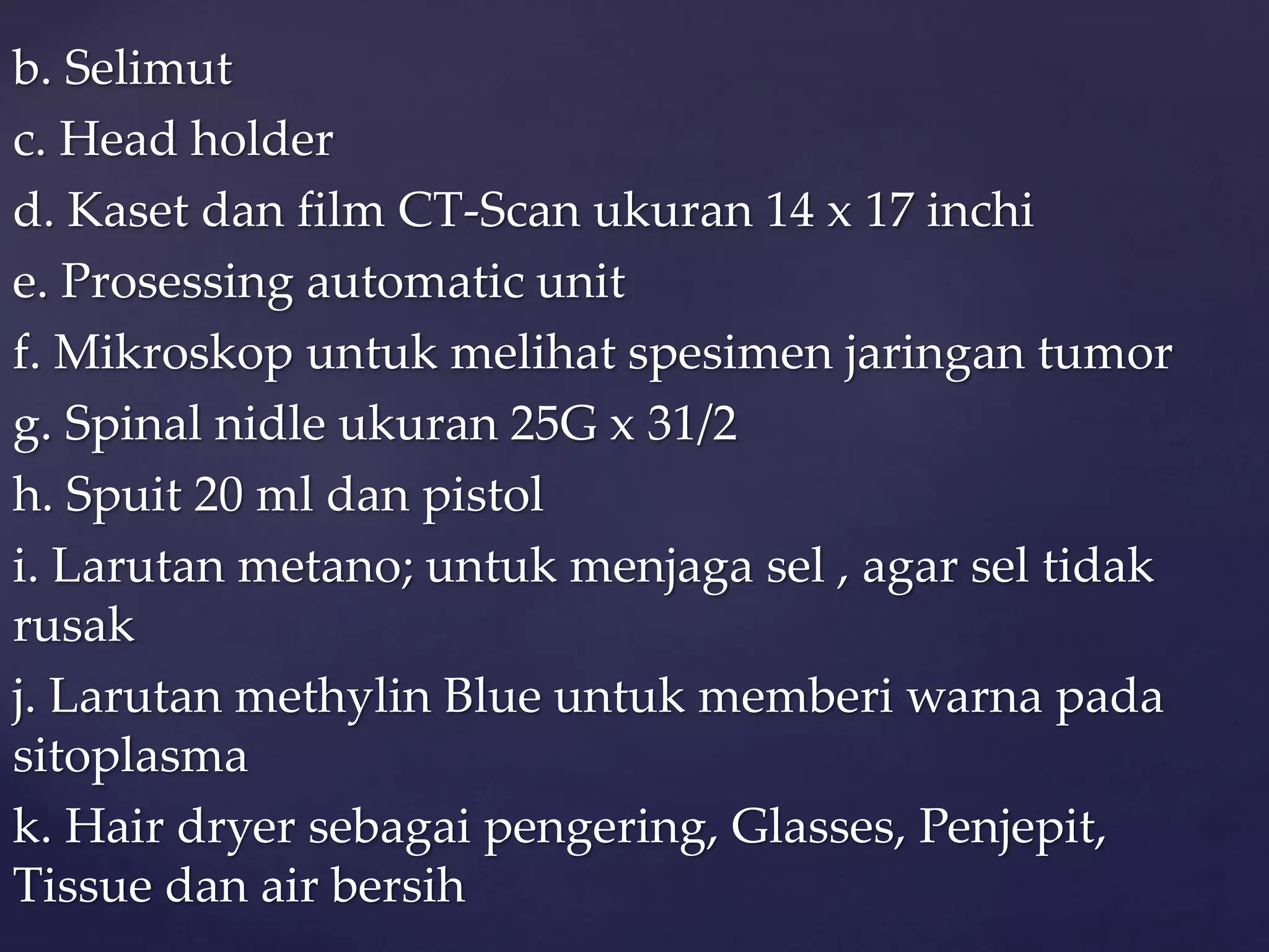 Ppt ct-scan thorax pada kasus biopsi tumor paru | PPTX