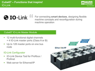 Modular Field Bus System - Cube67 by Murrelektronik | PPT