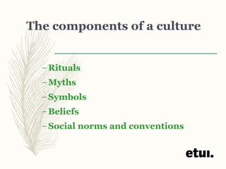 Components of culture in communication | PPT