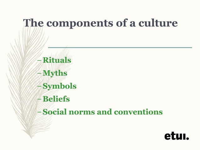 Components of culture in communication | PPT