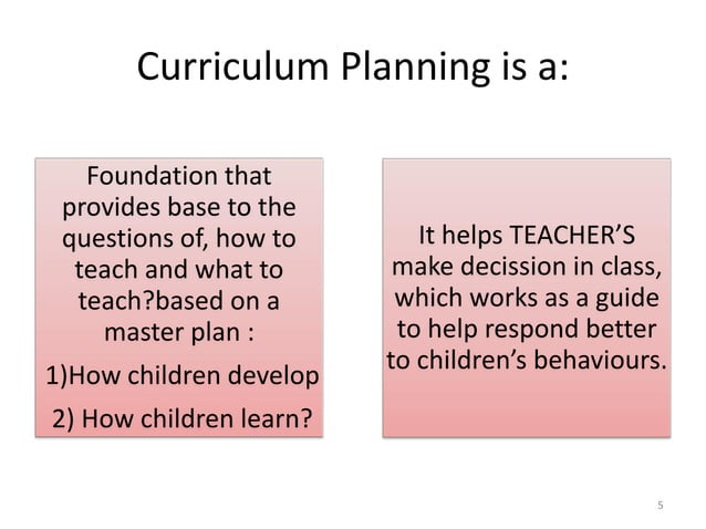 Ppt curriculum planning | PDF