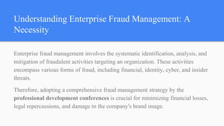 Enterprise Fraud Prevention & Scam Detection Tips By CXO 2.0 Conference ...
