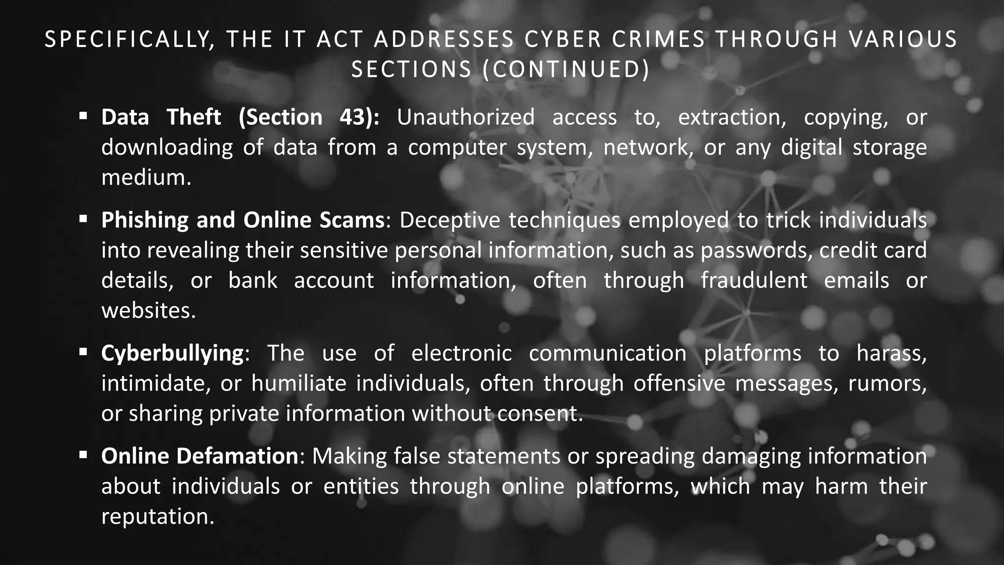ppt cyber crimes it act, indian penal code | PPTX