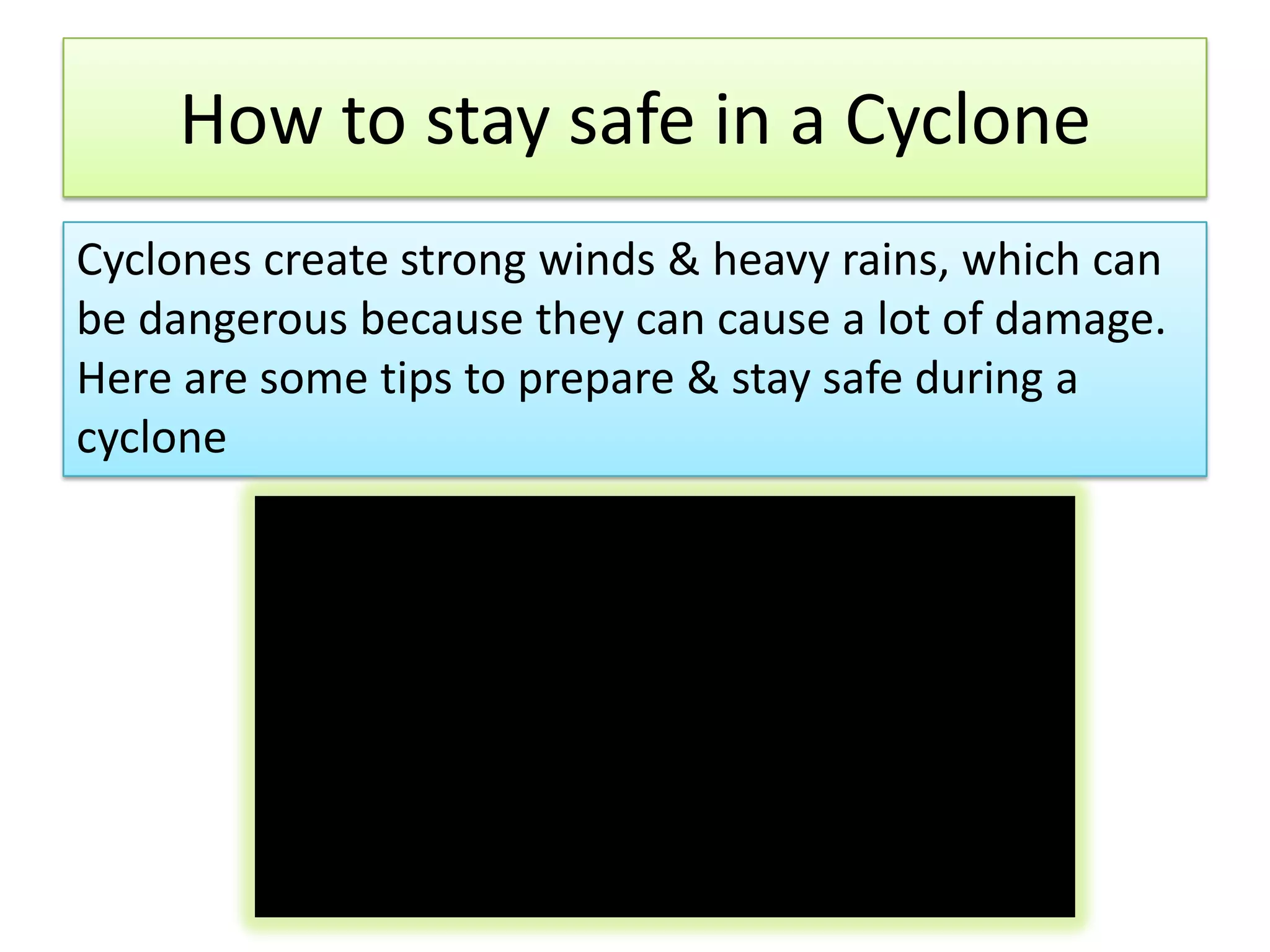 Tropical Cyclones | PPTX