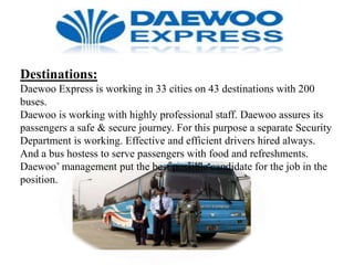 Ppt daewoo express pakistan by Abdulrehman | PPTX