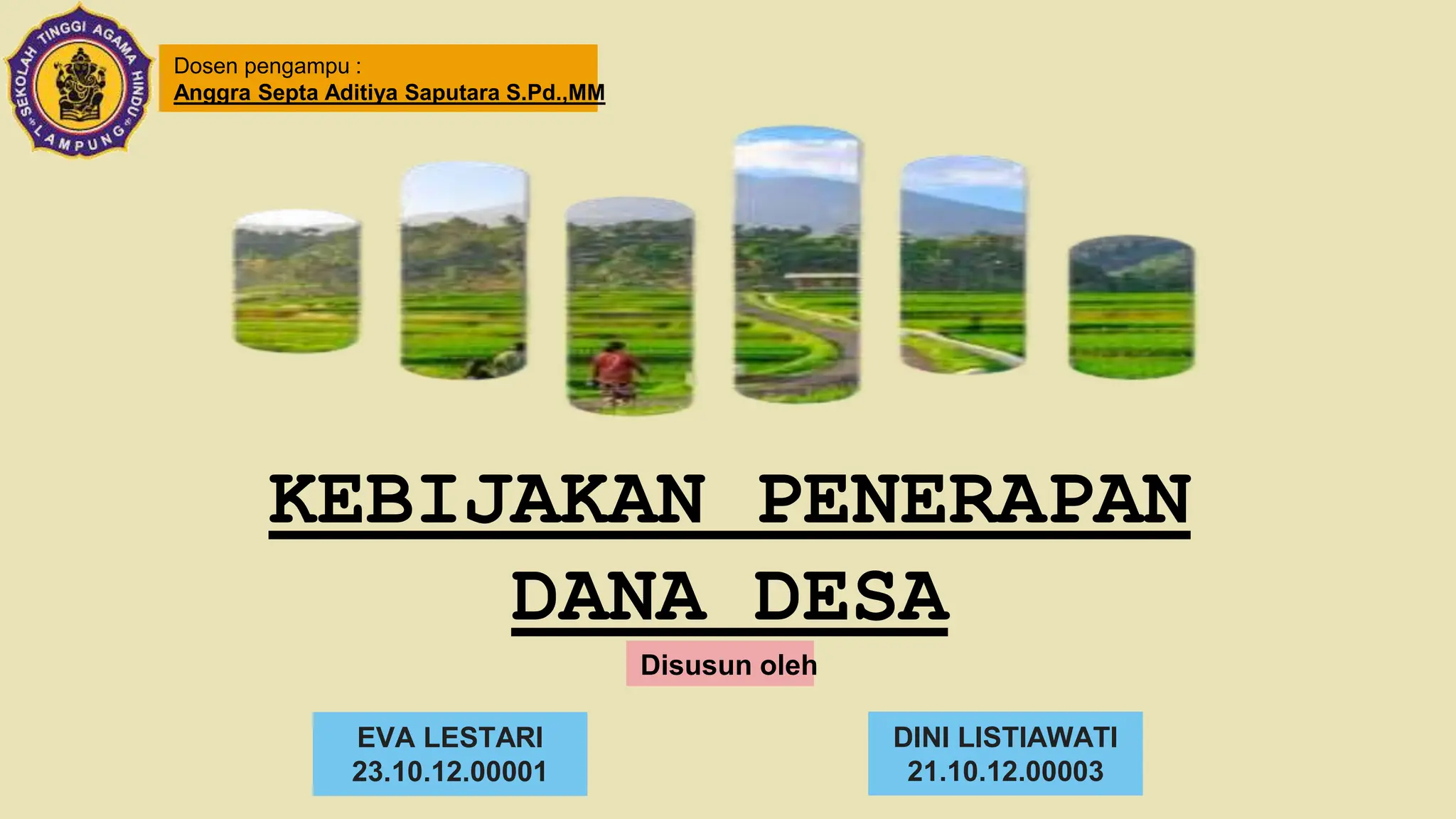 PPT DANA DESAKEBIJAKAN PENERAPAN DANA DESA-1.pptx