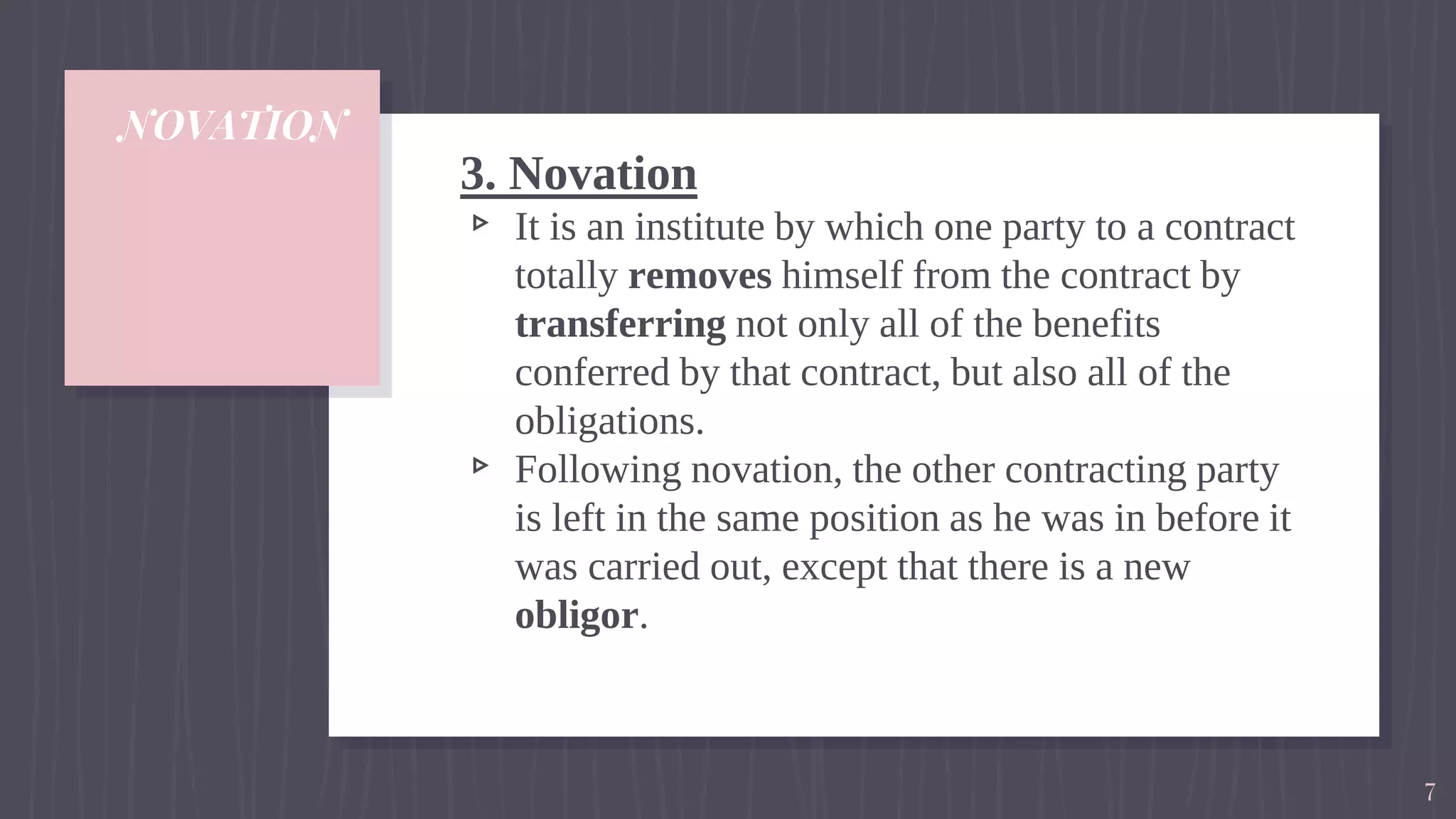 Assignment and 3rd party rights | PPTX