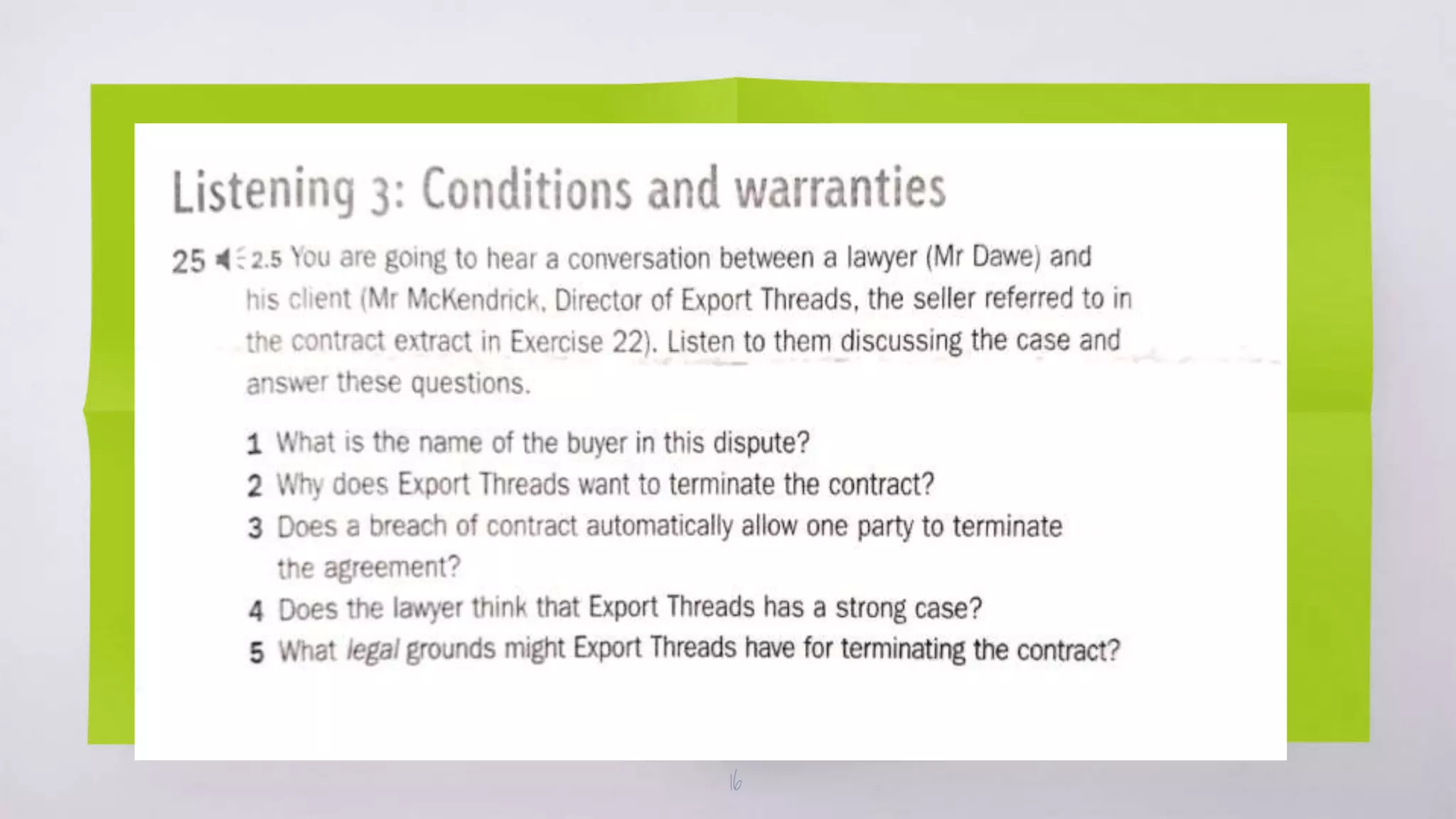 Contract clauses- by Dra Daniela Zabala | PPTX