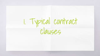 Contract clauses- by Dra Daniela Zabala | PPT | Free Download
