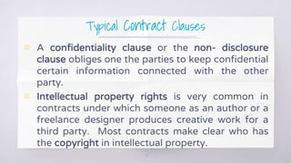 Contract clauses- by Dra Daniela Zabala | PPT | Free Download