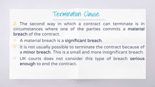 Contract clauses- by Dra Daniela Zabala | PPT | Free Download