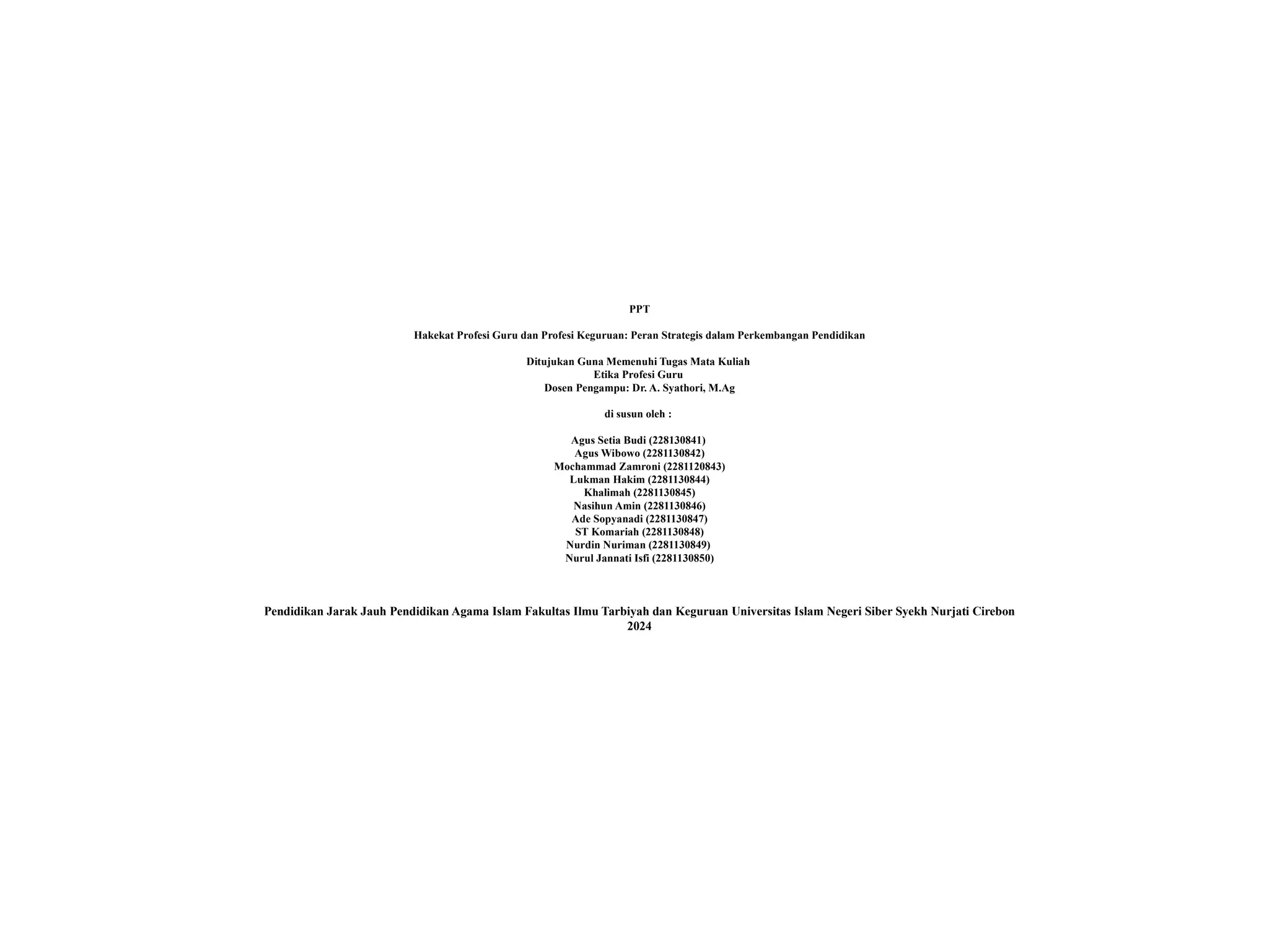 PPT DARI MAKALAH KELOMPOK 5_MK.ETIKA PROFESI GURU.pptx