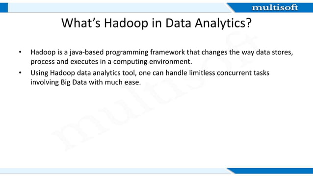 Exploring Big Data Analytics Tools | PPT