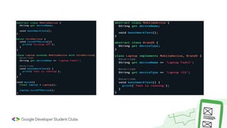 Dart Object-Oriented Programming (OOP) and Flutter State Management | PPTX