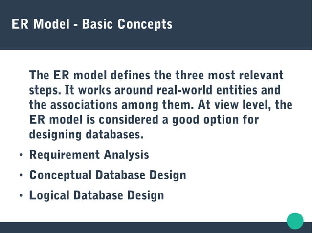 ER Model in DBMS | ODP | Databases | Computer Software and Applications