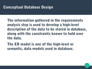 ER Model in DBMS | PPT