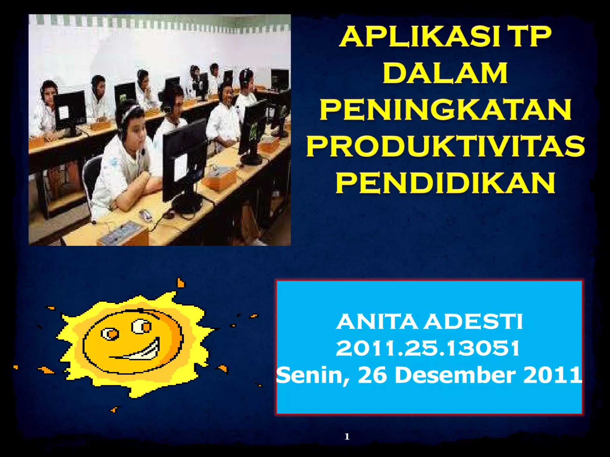 PPT APLIKASI TP | PPT